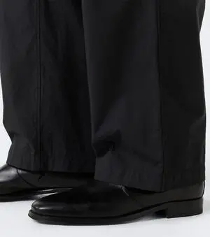 THE ROW Pascale Cotton And Silk Straight Pants