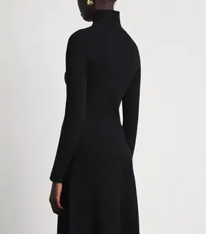 JOSEPH Silk-blend High-neck Lola Top