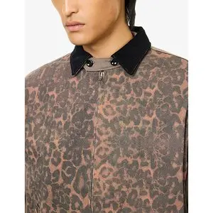BASKETCASE Panther-print Cotton Jacket