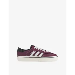 Adidas Samba St Suede And Canvas Trainers - Maroon Cloud