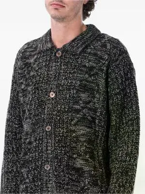 Obey Isar Cable-knit Button-up Cardigan