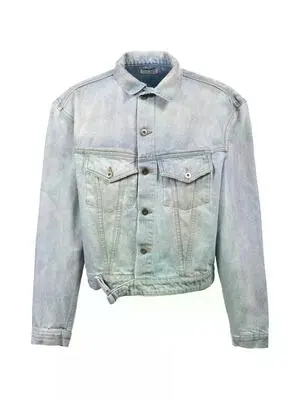 GREG ROSS Faded-effect Denim Jacket - Blue