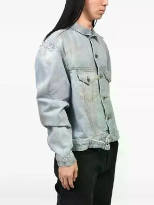 GREG ROSS Faded-effect Denim Jacket