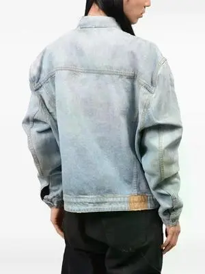 GREG ROSS Faded-effect Denim Jacket