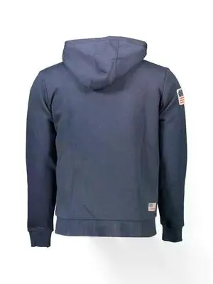 U.s. Polo Assn. Logo-embroidered Zip-up Hoodie