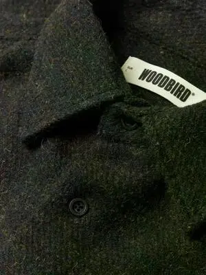 WOODBIRD Wbjong Brushed-wool Shirt