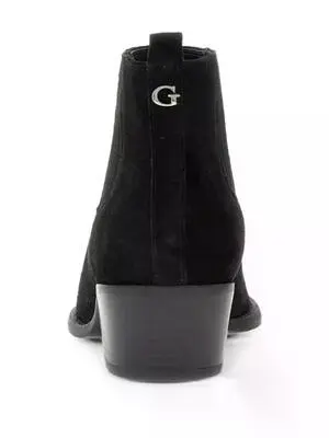 Guess Wynie Suede Boots - Black