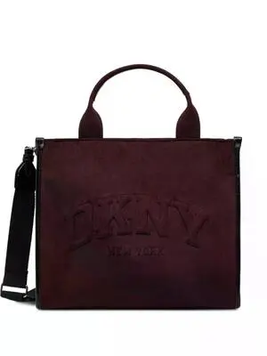 Dkny Logo-embossed Tote Bag - Red