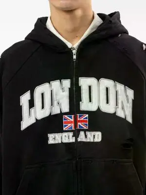 PROTOCOL INDEX London Graphic-print Hoodie