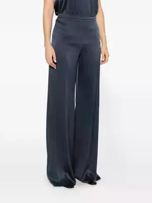 Marella Satin-finish Wide-leg Trousers