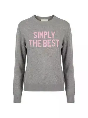 MC2 SAINT BARTH New Queen Jacquard Sweater - Grey