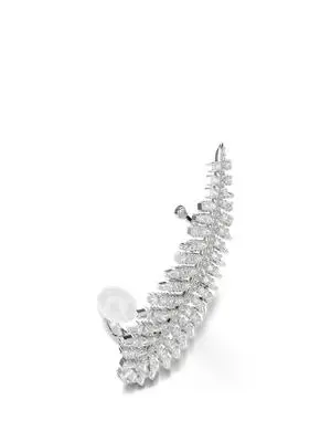 SWAROVSKI Vienna Feather Asymmetric Earrings