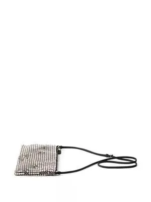 Prada Small Satin And Metal Mesh Shoulder Bag