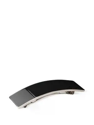 Prada Metal Hair Clip - Black