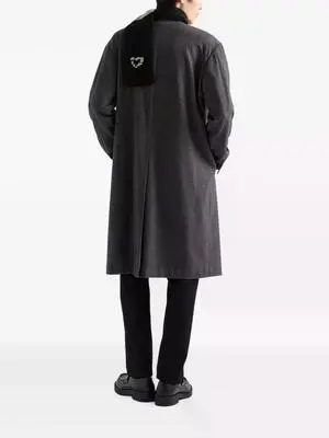 Prada Chest-pocket Single-breasted Coat