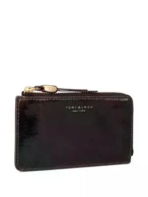 Tory Burch Romy Distressed Zip Card Case