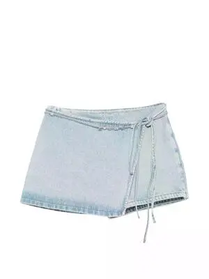 Loewe X Paula's Ibiza Wrap-style Shorts - Blue
