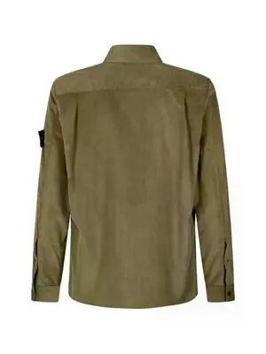 Stone Island Corduroy Compass-patch Shirt