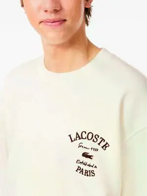 Lacoste Embroidered Fleece Crew Neck Sweatshirt