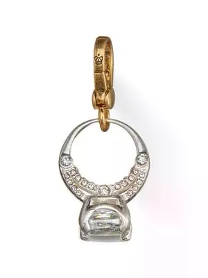 JUICY COUTURE Crystal-embellished Wedding Ring Charm