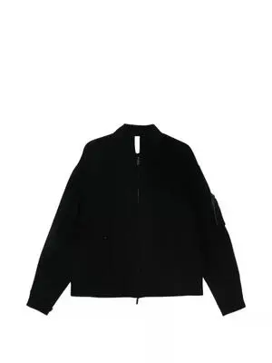 HEVO Zip-up Wool Jacket - Black