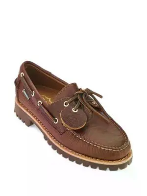 SEBAGO Lace-up Lug-sole Boat Shoes