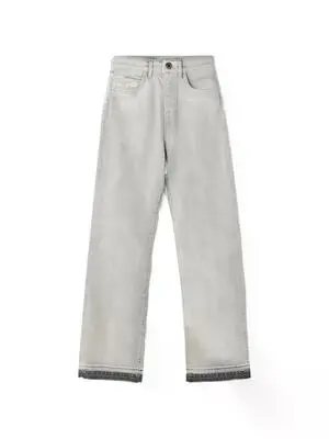 JAMES PERSE Relaxed-fit Straight-leg Jeans - Grey