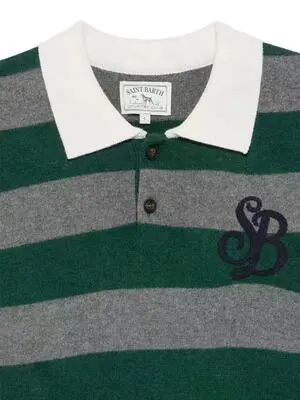 MC2 SAINT BARTH Belmont Striped Logo-embroidered Sweater