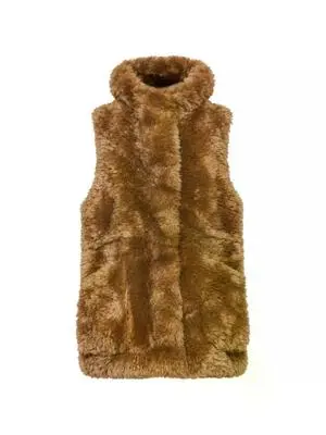 VEGANCODE Faux-fur Sleeveless Jacket