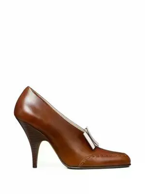 Tory Burch Bunny Knot Pumps - Brown