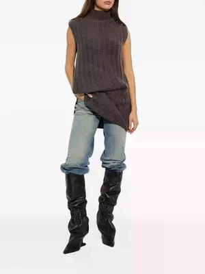 Rick Owens Ribbed Asymmetric Vest