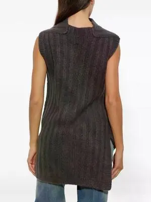Rick Owens Ribbed Asymmetric Vest