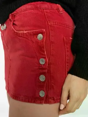 Isabel Marant Étoile Ralma Button-detailed Denim Mini Skirt