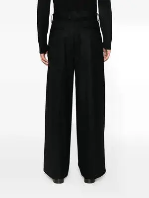 SSSTEIN Pleated Wide-leg Trousers