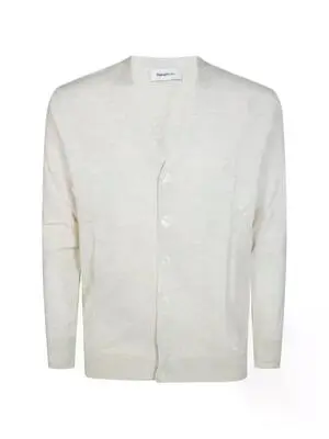 DIANA STUDIO Fine-knit V-neck Cardigan - Neutrals