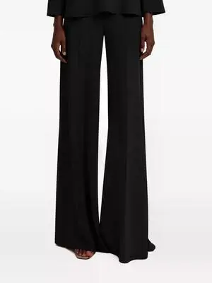 GEMY MAALOUF Pressed-crease Flared Trousers