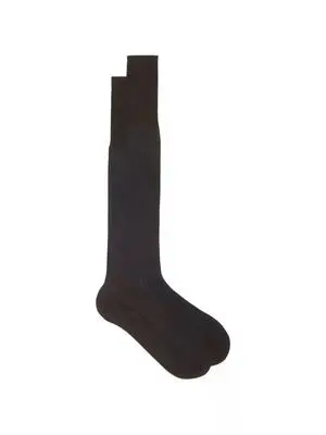 BRESCIANI Mario Ribbed-knit Cotton Socks
