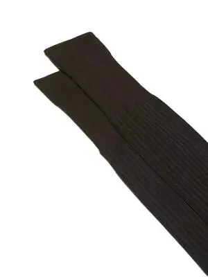 BRESCIANI Mario Ribbed-knit Cotton Socks