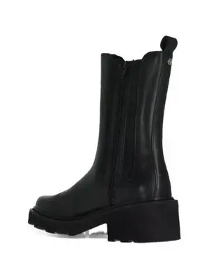 CULT Grace 3545 Logo-plaque Leather Boots - Black