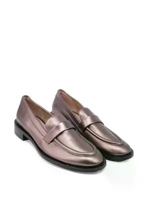 STUART WEITZMAN Palmer Leather Loafers