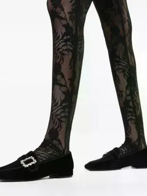 TOSCA BLU Adele Crystal-embellished Loafers - Black