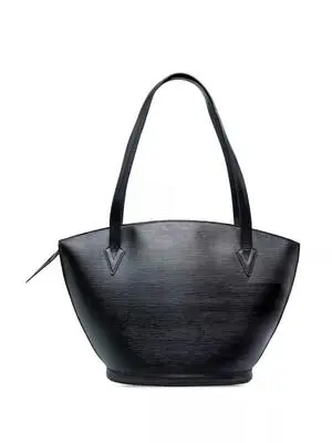 LOUIS VUITTON 1999 Epi Saint Jacques Gm Long Strap Tote Bag - Black