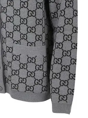 Gucci Gg Jacquard Cardigan