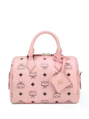 Mcm Ella Boston Tote Bag - Pink