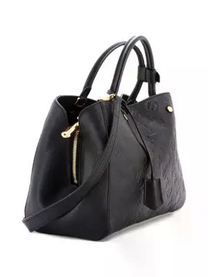 LOUIS VUITTON Montaigne Handbag Monogram Empreinte Leather Mm Satchel