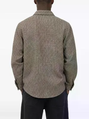 NOWADAYS Houndstooth-pattern Shirt Jacket