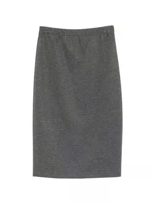 Liviana Conti Front-slit Pencil Midi Skirt