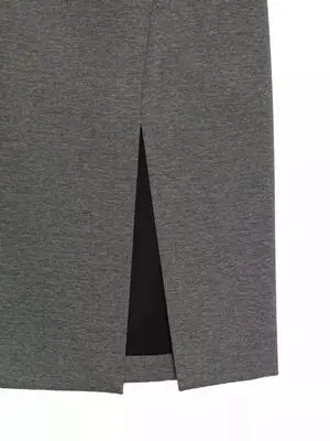 Liviana Conti Front-slit Pencil Midi Skirt