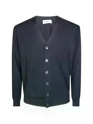 DIANA STUDIO Fine-knit V-neck Cardigan - Black