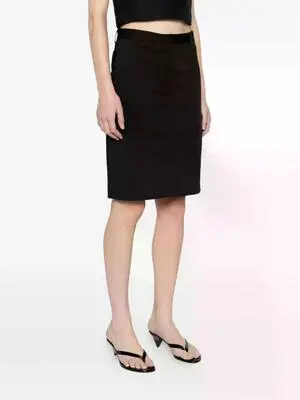 Matteau Twill Pencil Skirt